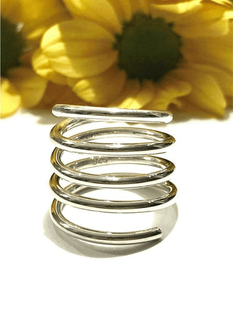 Handmade Sterling Silver Spiral Ring